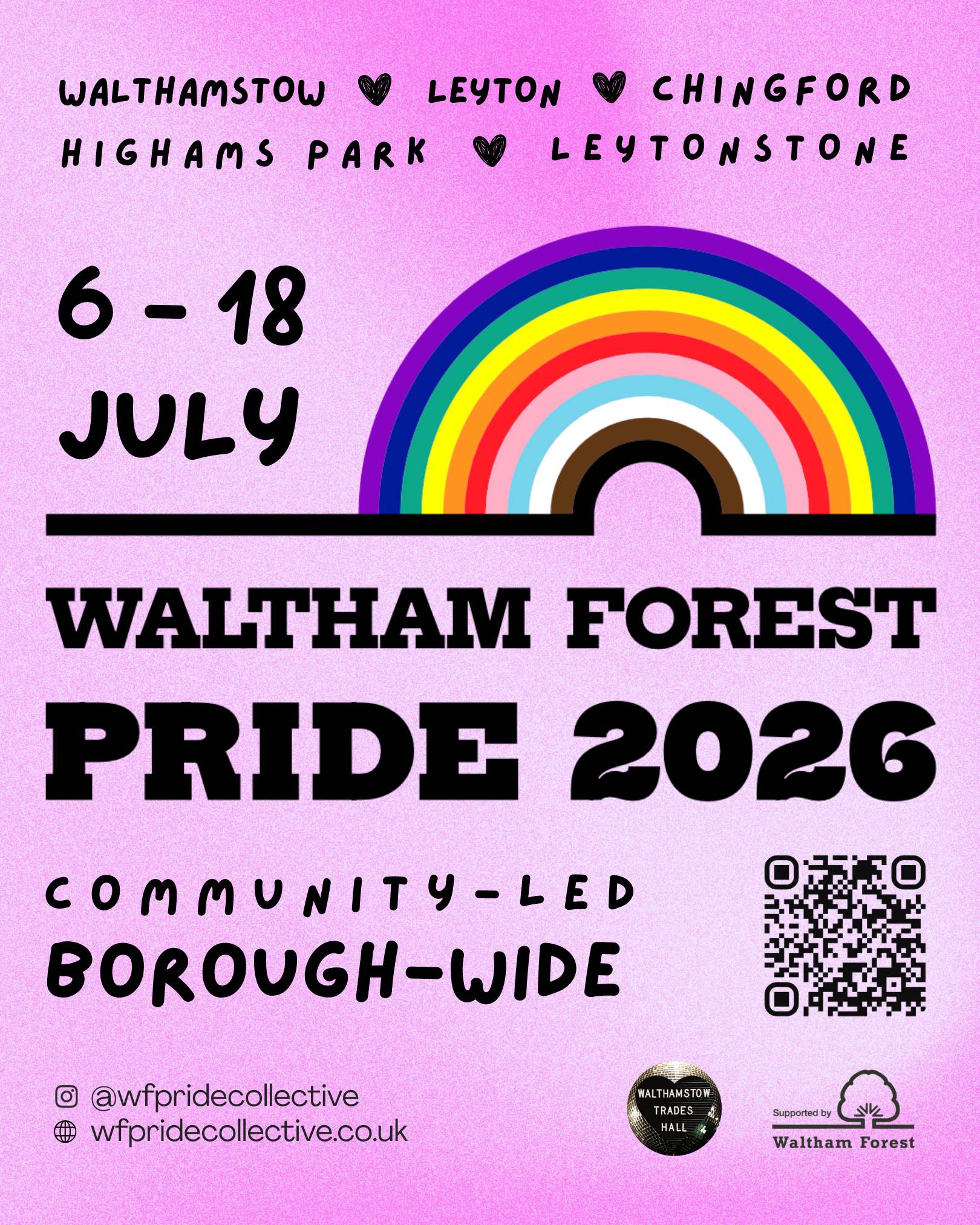 Waltham Forest Pride to launch as new borough-wide LGBTQ+ festival