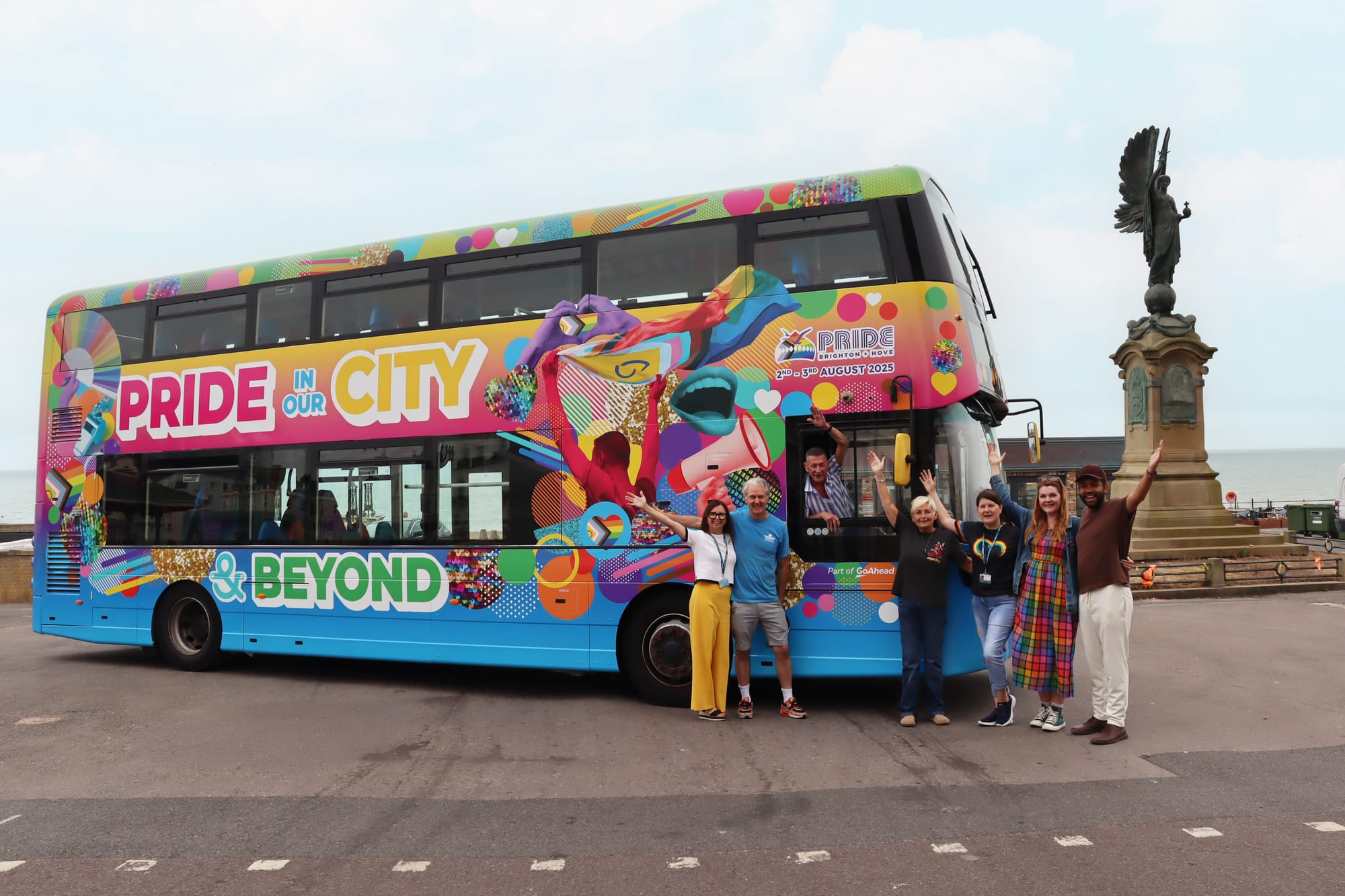 Brighton & Hove Buses launches brand-new Pride Bus, named after David ...