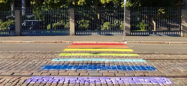 Widespread support for Europe’s first permanent rainbow crossing in ...