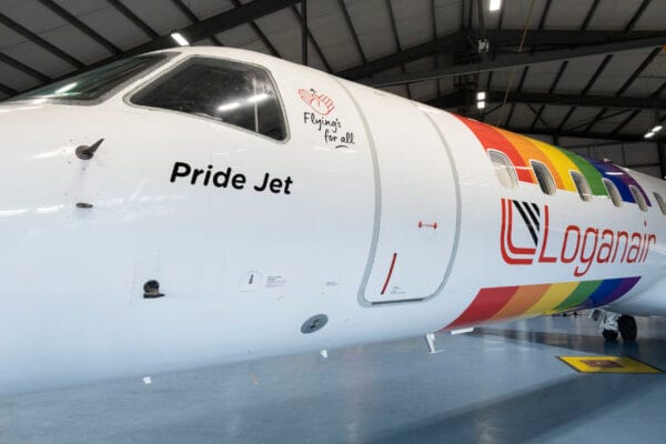 Loganair launches UK’s first-ever Pride Jet – Scene Magazine – From the ...