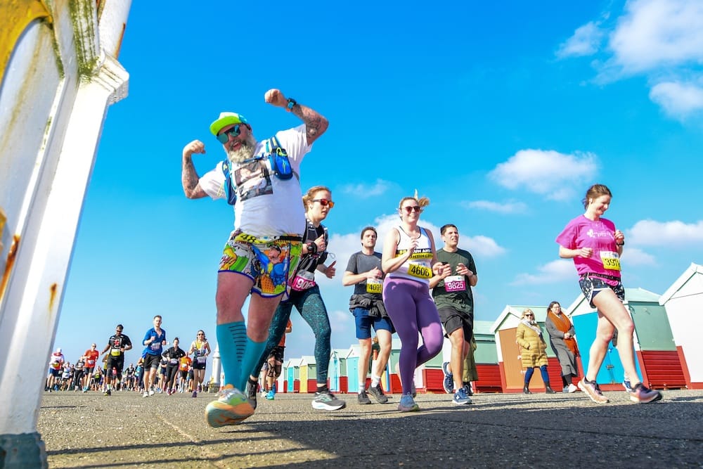 Thousands of runners turn out for Brighton Half Marathon, the largest ...